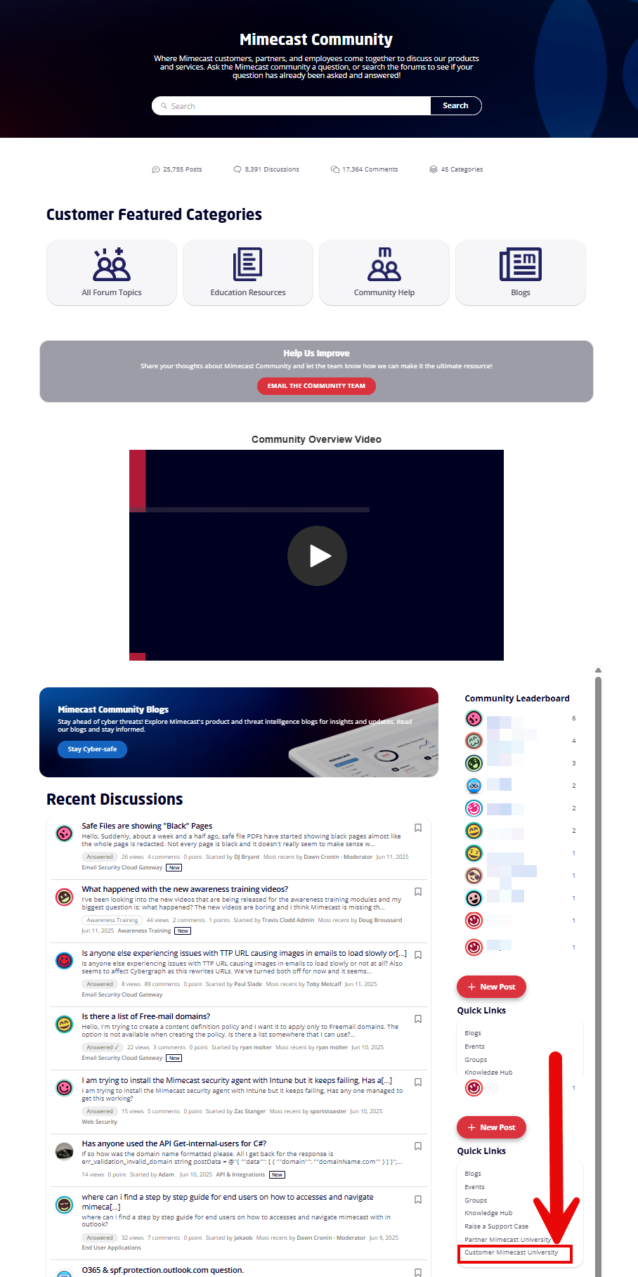 Mimecast Education - Registering with Mimecast University – Mimecast