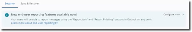 Detections - Outlook End User Reporting – Mimecast