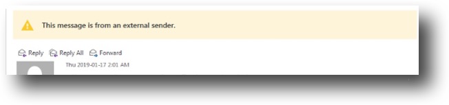 Mimecast for Outlook - Impersonation Protection Banners – Mimecast