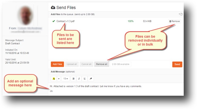 Large File Send - Requesting Attachments – Mimecast