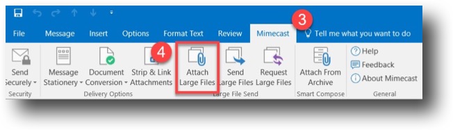 Large File Send - Attachments – Mimecast