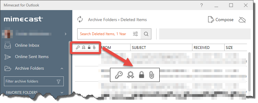 Mimecast for Outlook - Preferences – Mimecast