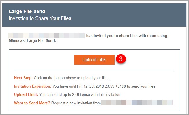 Mimecast Personal Portal - Large File Send – Mimecast