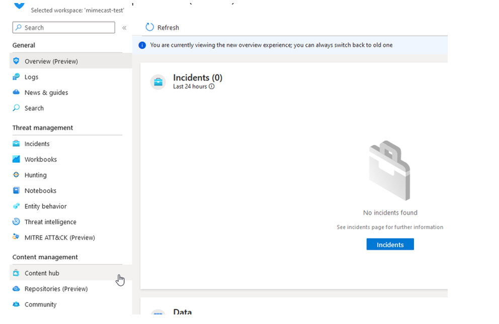 API & Integrations - Microsoft Sentinel Integration – Mimecast