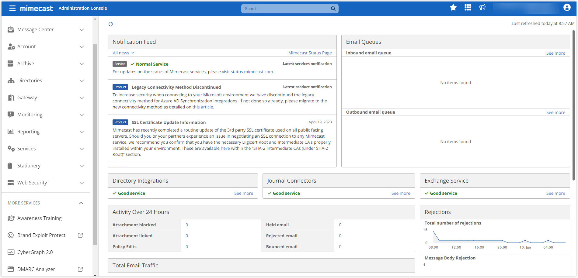 Awareness Training - Navigation Changes - Mar 2024 – Mimecast