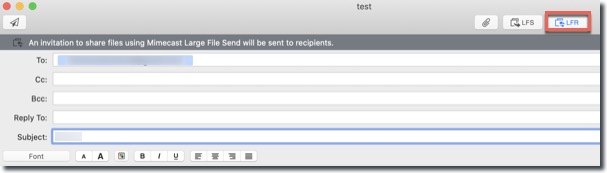 Mimecast For Mac - Large File Send Overview – Mimecast