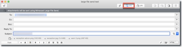 Mimecast For Mac - Large File Send Overview – Mimecast