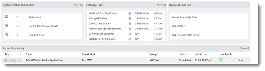 Mimecast Synchronization Engine - Monitoring Exchange Tasks – Mimecast