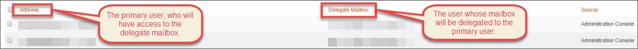 Administration - Configuring Delegate Mailbox Access – Mimecast
