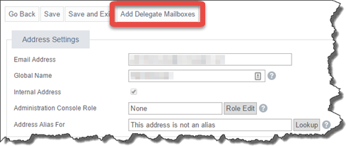 Administration - Configuring Delegate Mailbox Access – Mimecast
