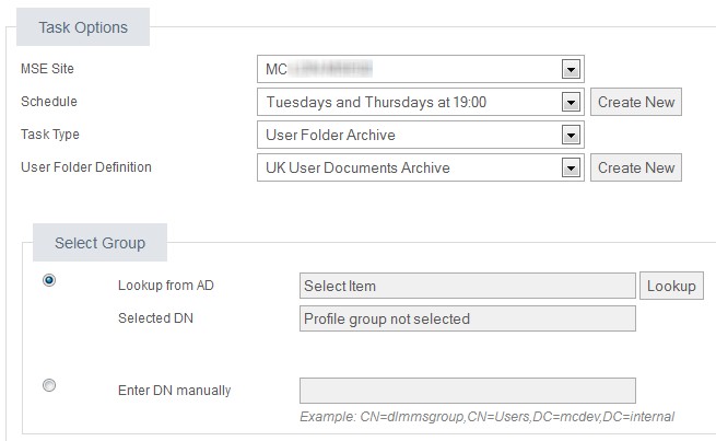 Archiving - File Archive Tasks – Mimecast