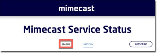 Mimecast Customer Care - Mimecast Status Page – Mimecast