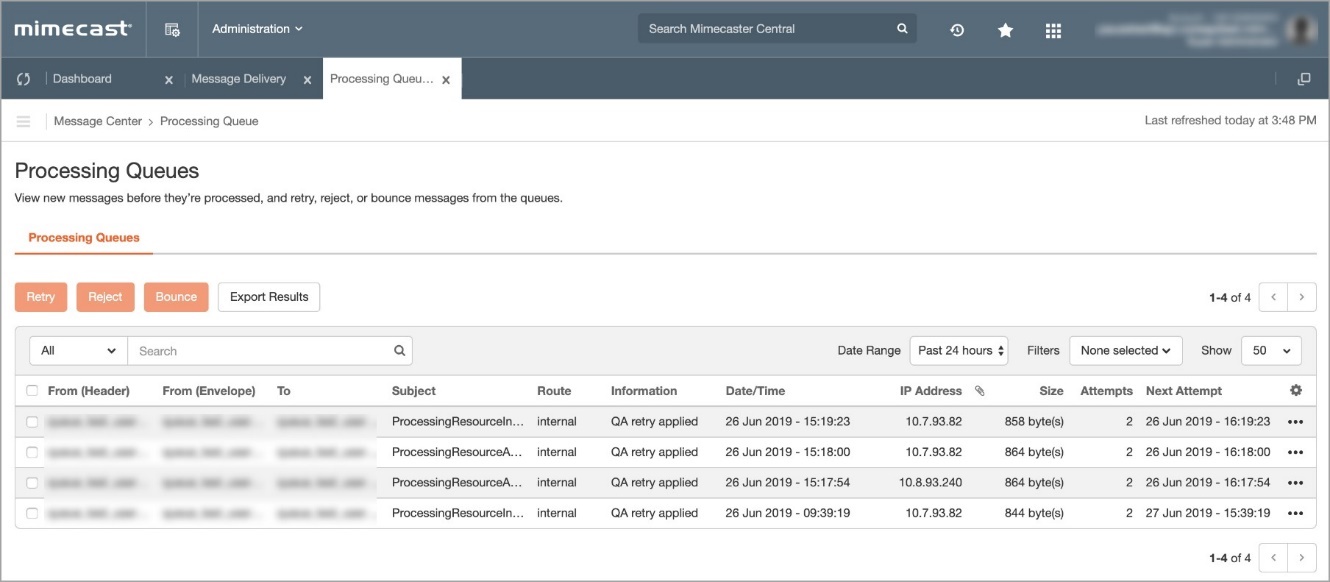 Message Tracking - Monitoring Message Delivery – Mimecast