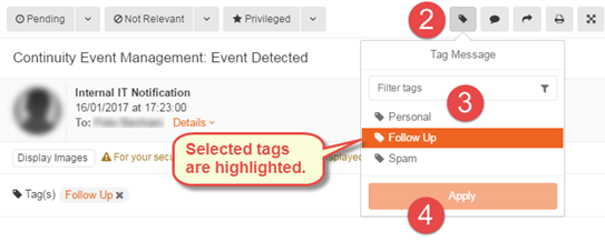 The Reviewer - Message Tags – Mimecast