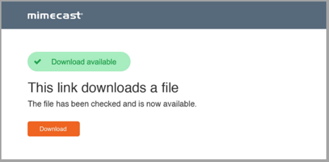 Targeted Threat Protection - URL Protect - Embedded Links – Mimecast