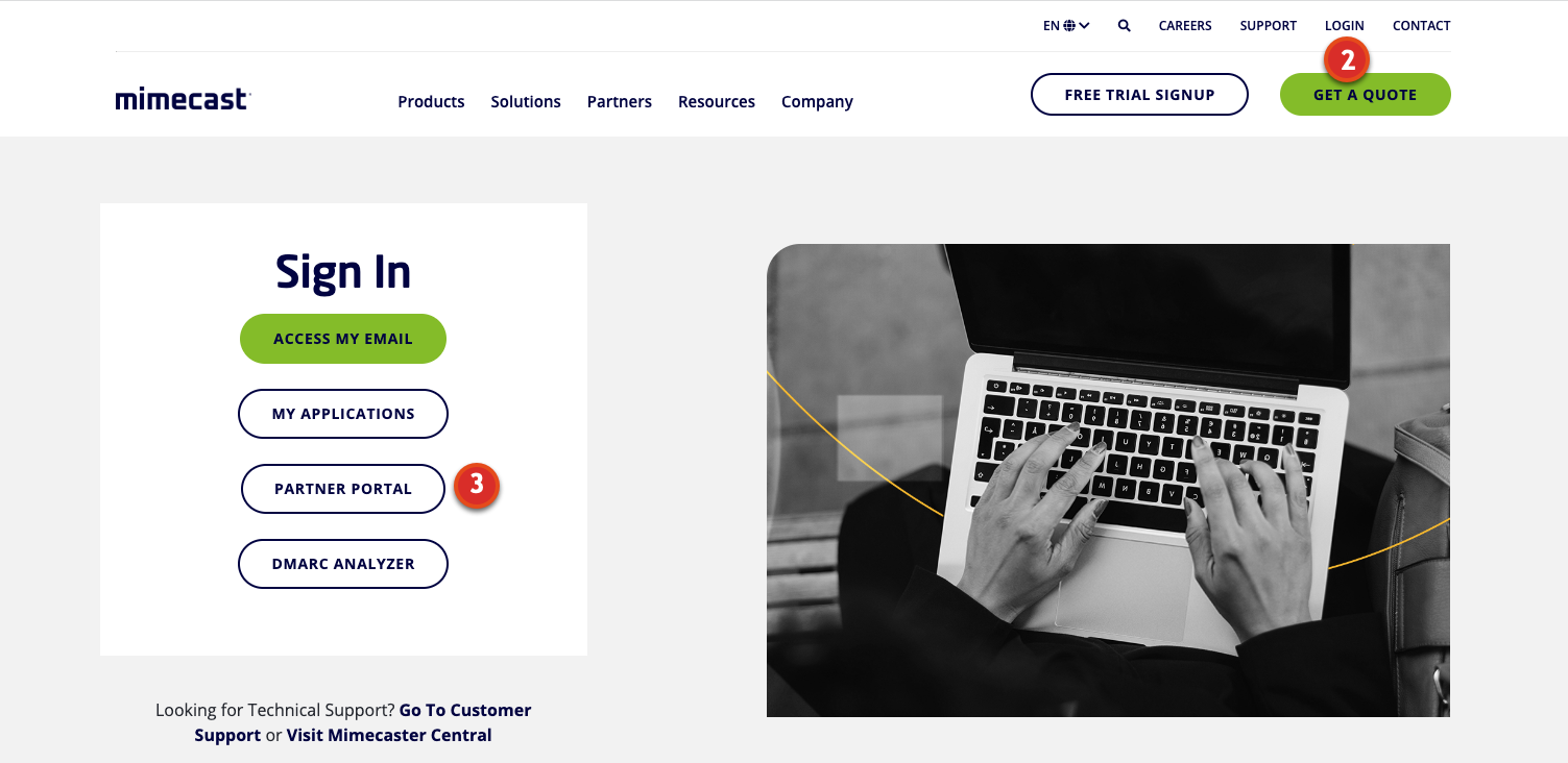 Mimecast Partner - Reseller & MSP Portal – Mimecast