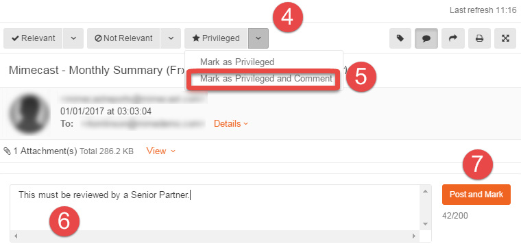 eDiscovery Reviewer - Reviewing Messages – Mimecast