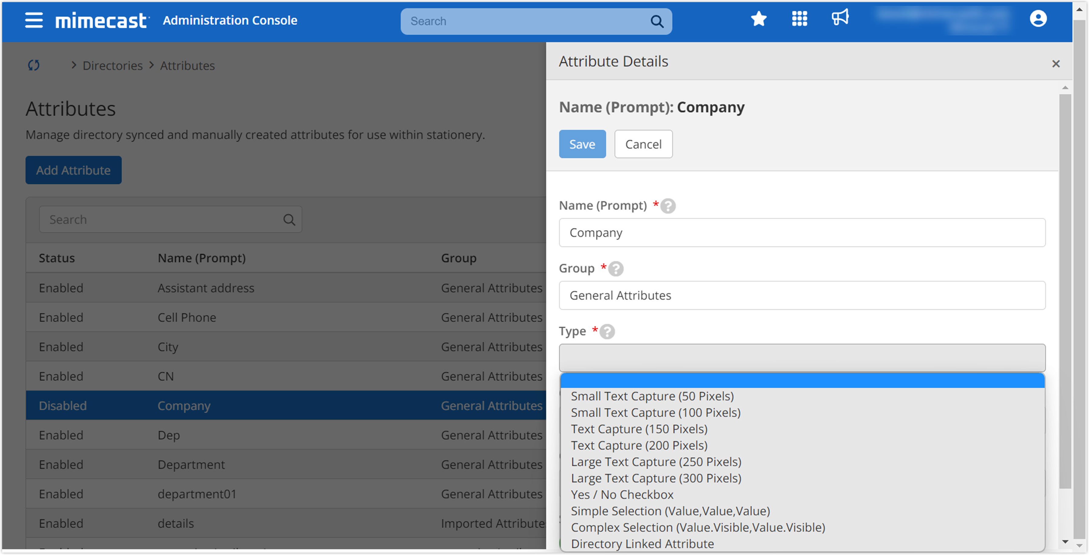 Directory Synchronization Managing Directory Attributes Mimecast
