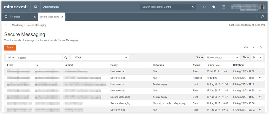 Secure Messaging - The Secure Messaging Portal – Mimecast