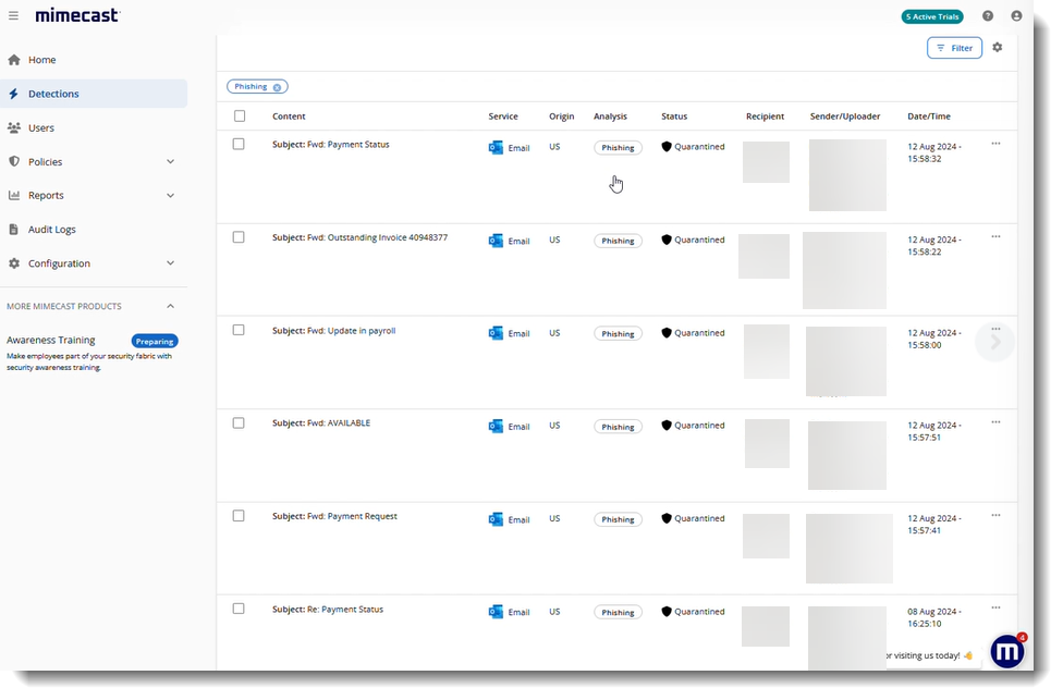 Advanced BEC Protection – Mimecast