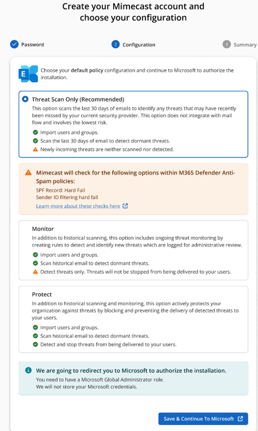 Getting Started – Mimecast