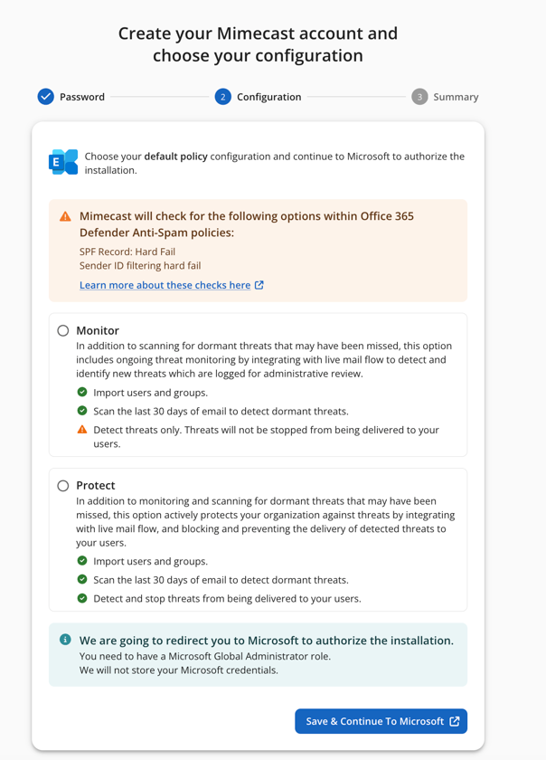 Getting Started – Mimecast