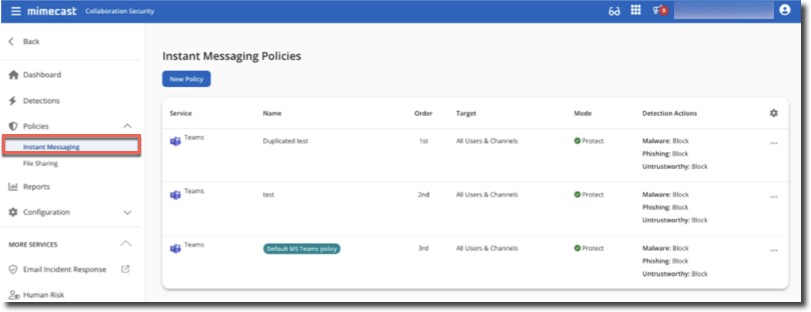 Collaboration Security - Protection for Microsoft Teams – Mimecast