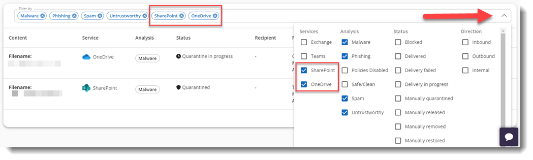Protection for Microsoft SharePoint & OneDrive – Mimecast