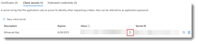 Mimecast Synchronization Engine - Configuring Open Auth (OAuth) – Mimecast