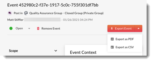 Aware - Export Signal Events – Mimecast