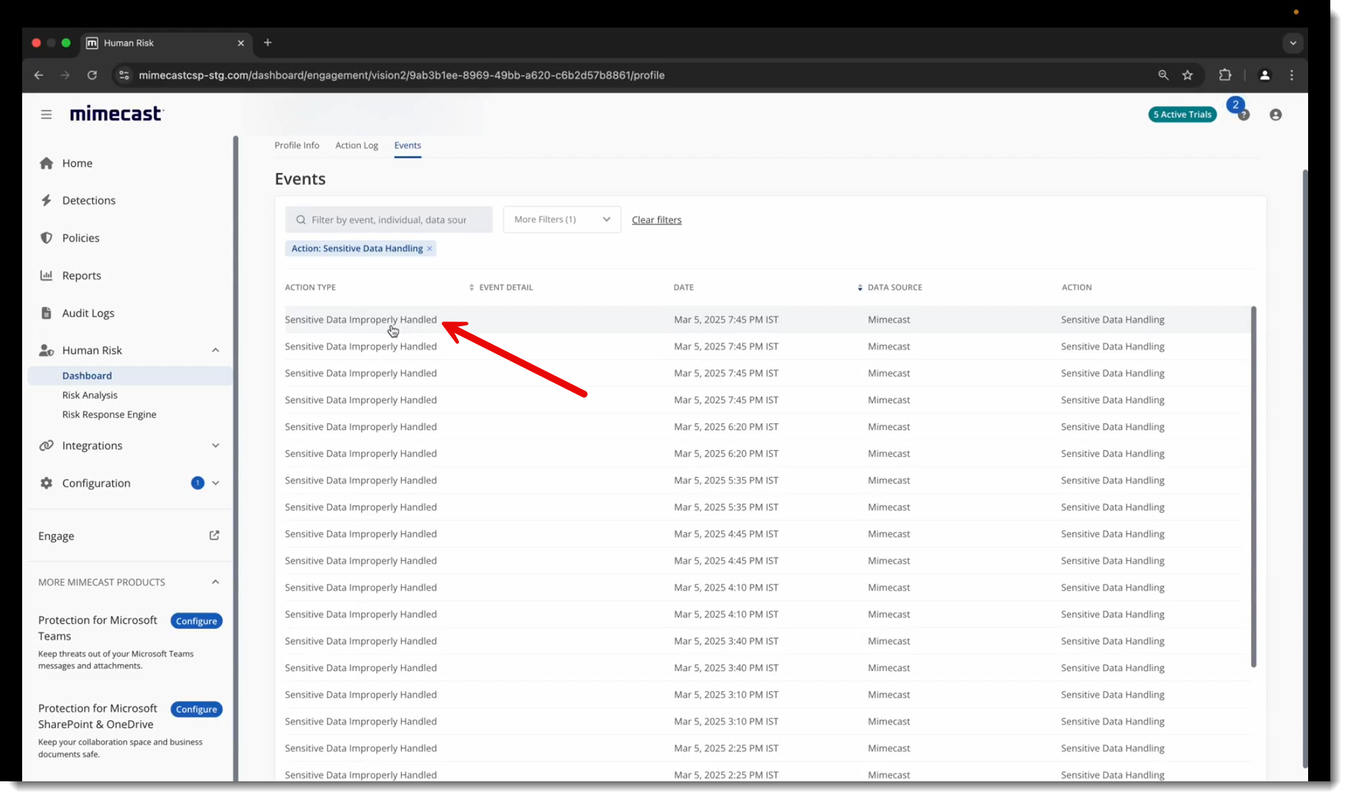 API & Integrations - Incydr Ingestion Integration – Mimecast