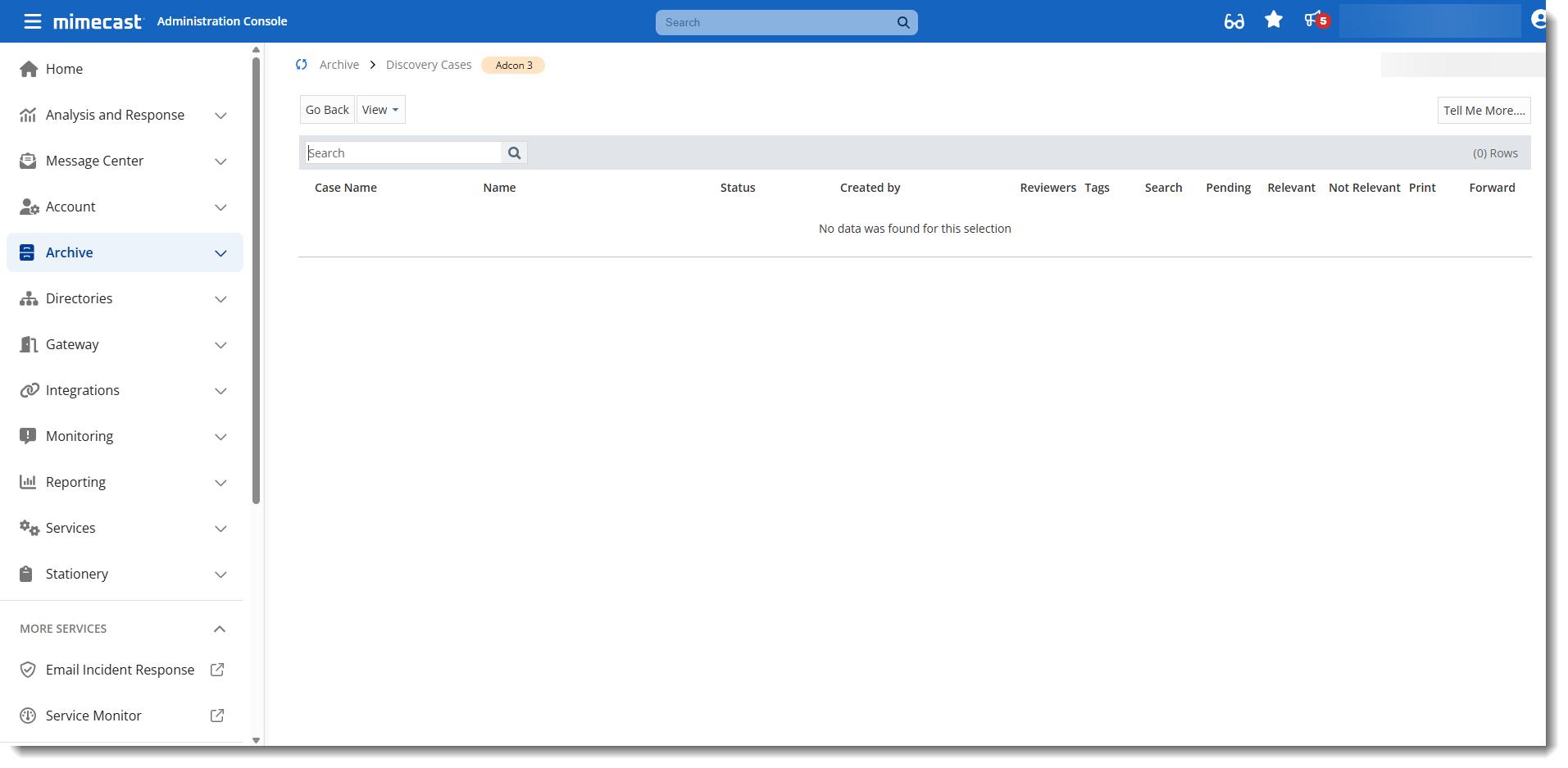 eDiscovery - Review Streams – Mimecast