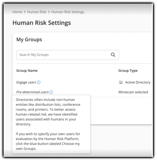 Human Risk Command Center - Overview – Mimecast