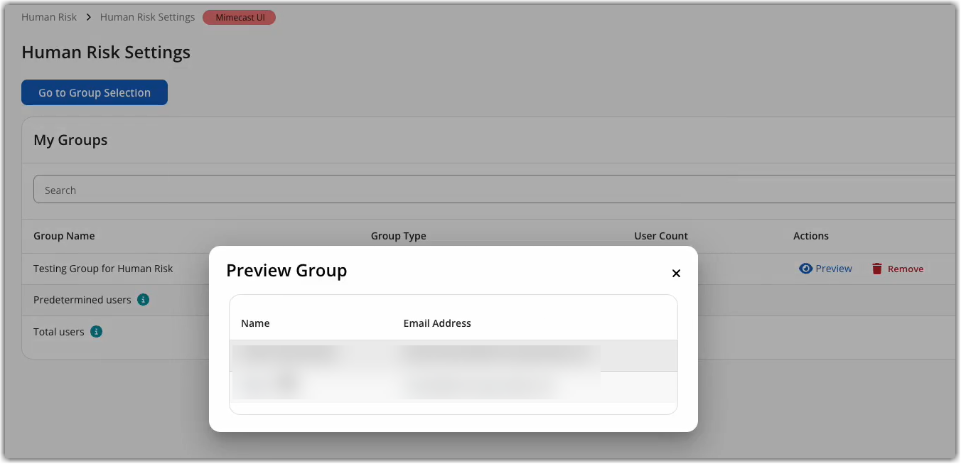 Human Risk Command Center - Overview – Mimecast