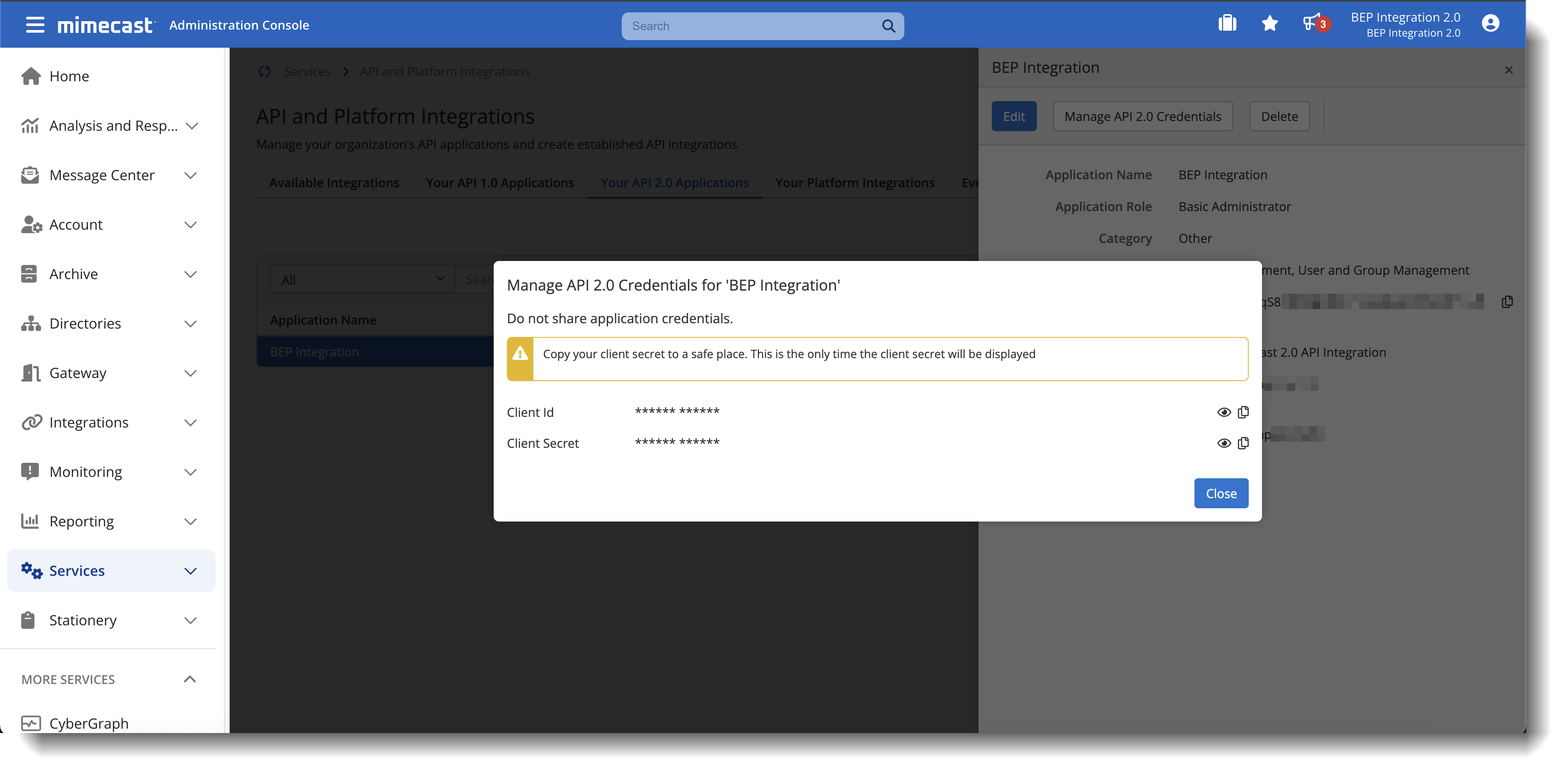 Brand Exploit Protect - Integration With Mimecast API 2.0 – Mimecast