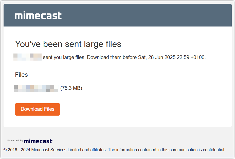 Mimecast Personal Portal - Large File Send – Mimecast