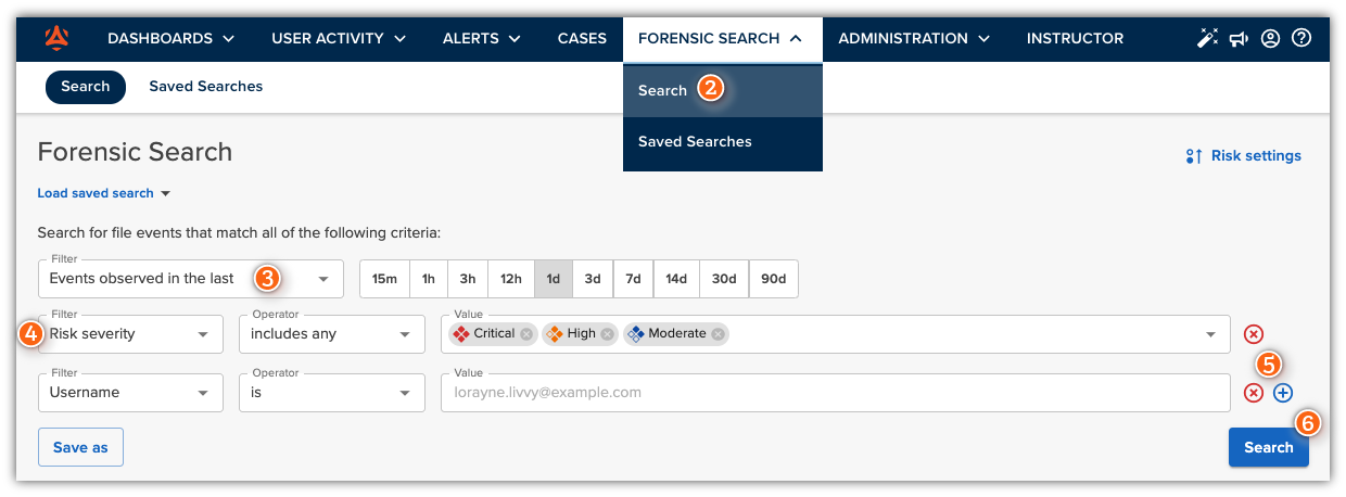 Search file activity with Forensic Search – Mimecast