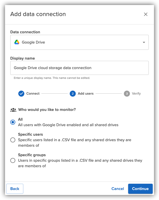 Connect Incydr to Google Drive – Mimecast