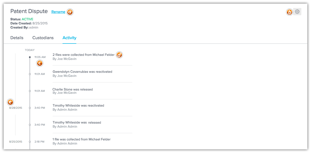 Legal Hold reference – Mimecast