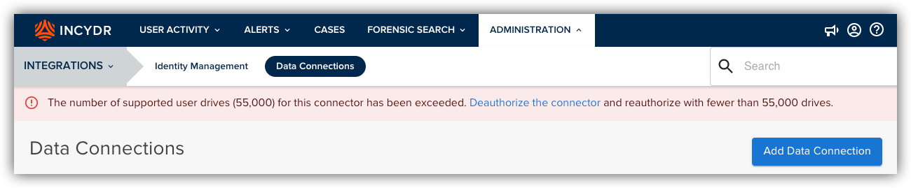 Resolve maximum user drives exceeded errors – Mimecast