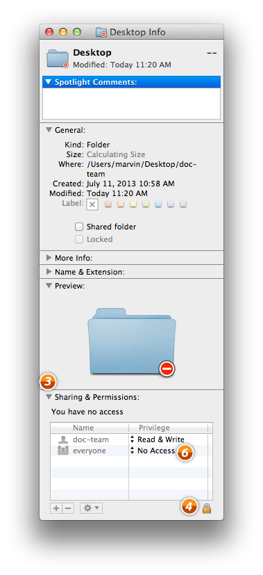 Red circle on restored Mac files (restricted permissions) – Mimecast