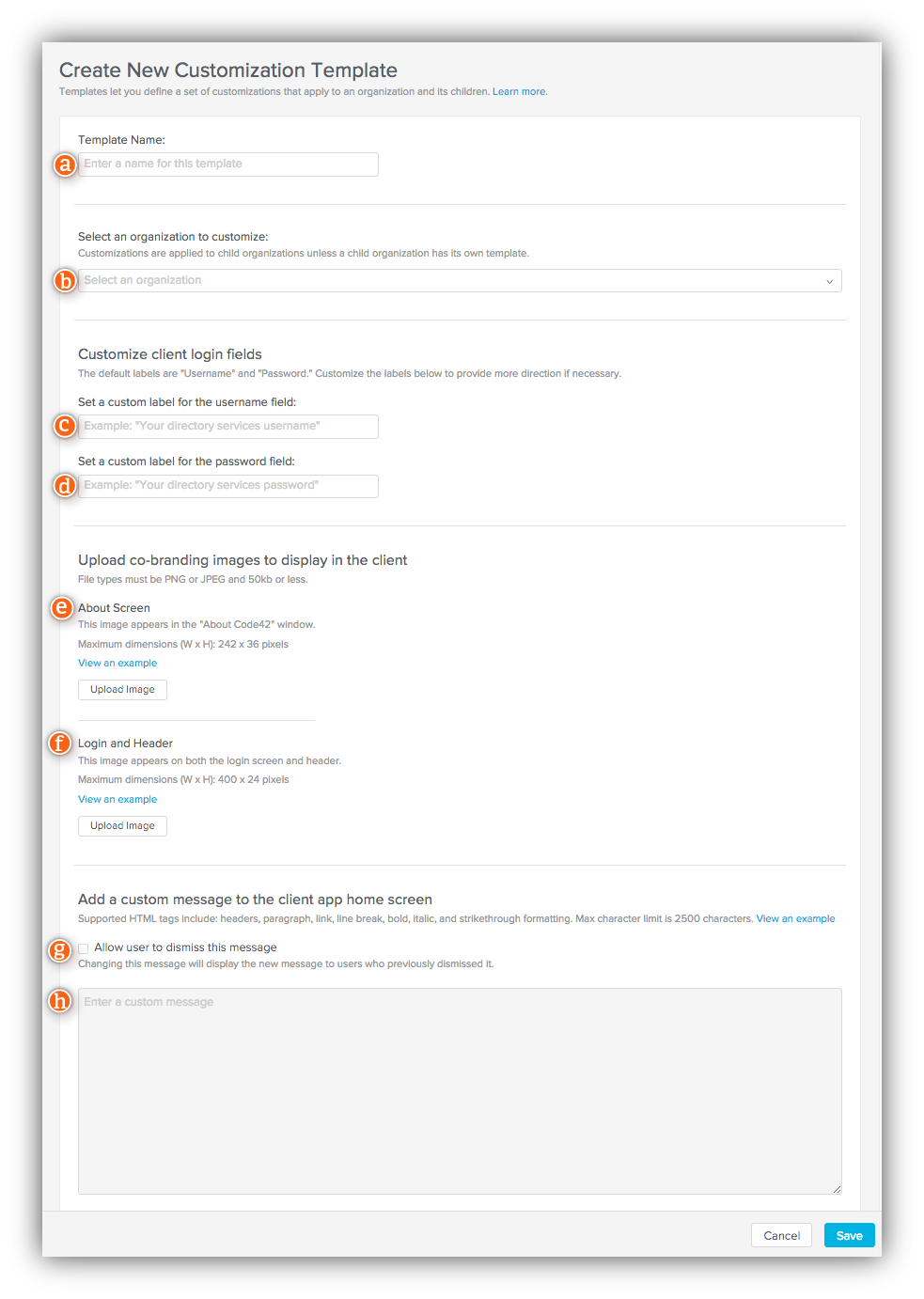 Agent Management Customizations reference guide – Mimecast
