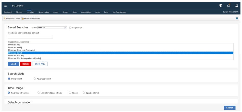 API & Integrations - IBM QRadar (SIEM v3) – Mimecast