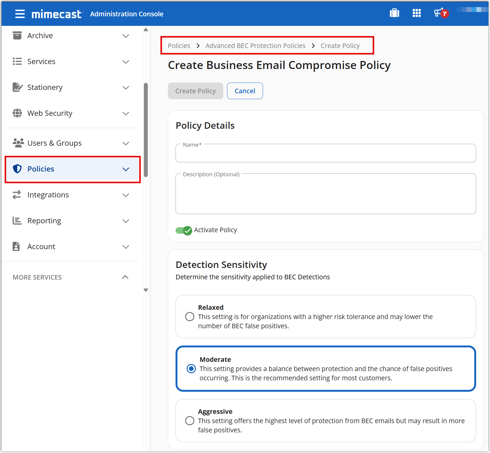 Advanced BEC Overview – Mimecast
