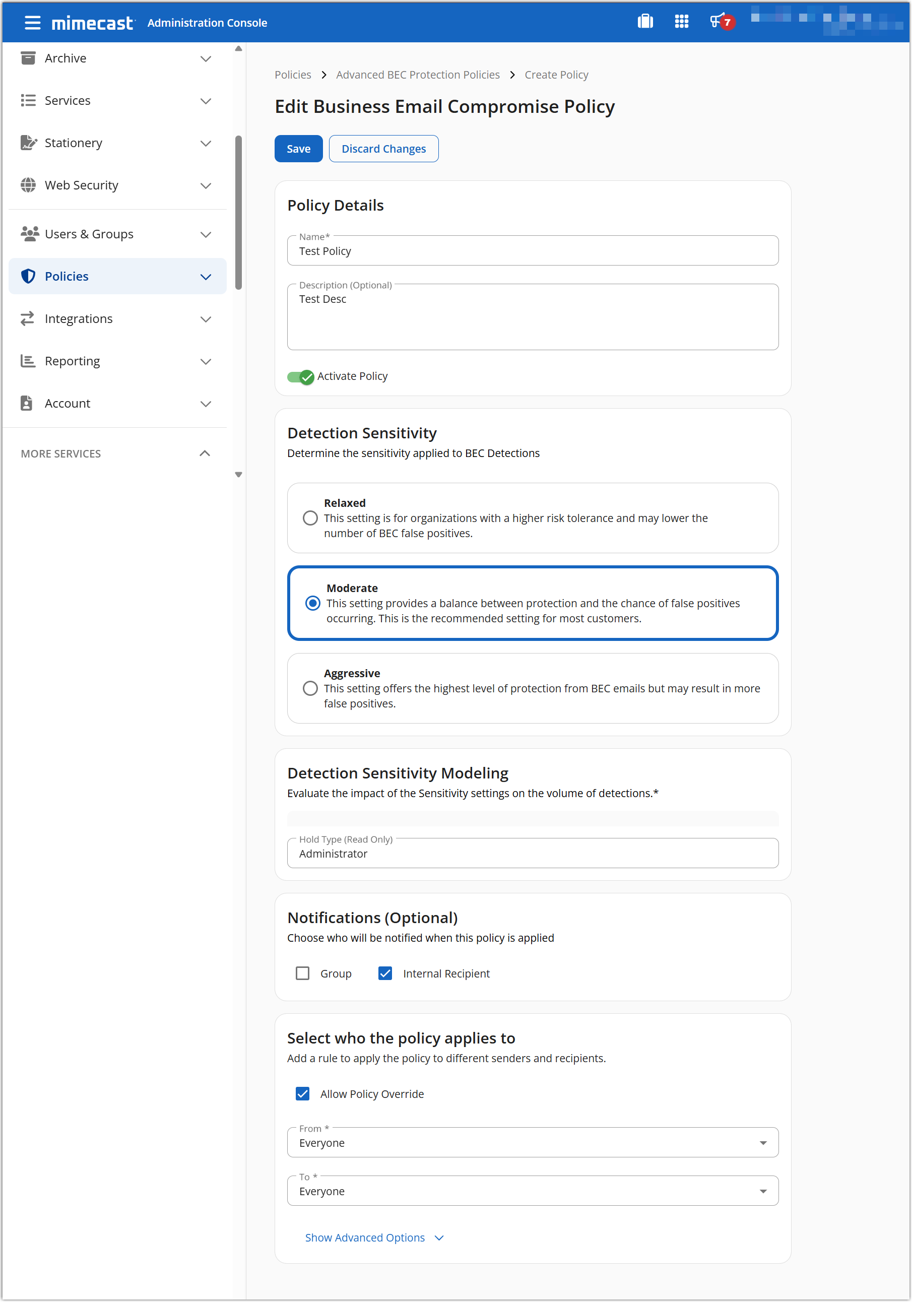 Advanced BEC Overview – Mimecast
