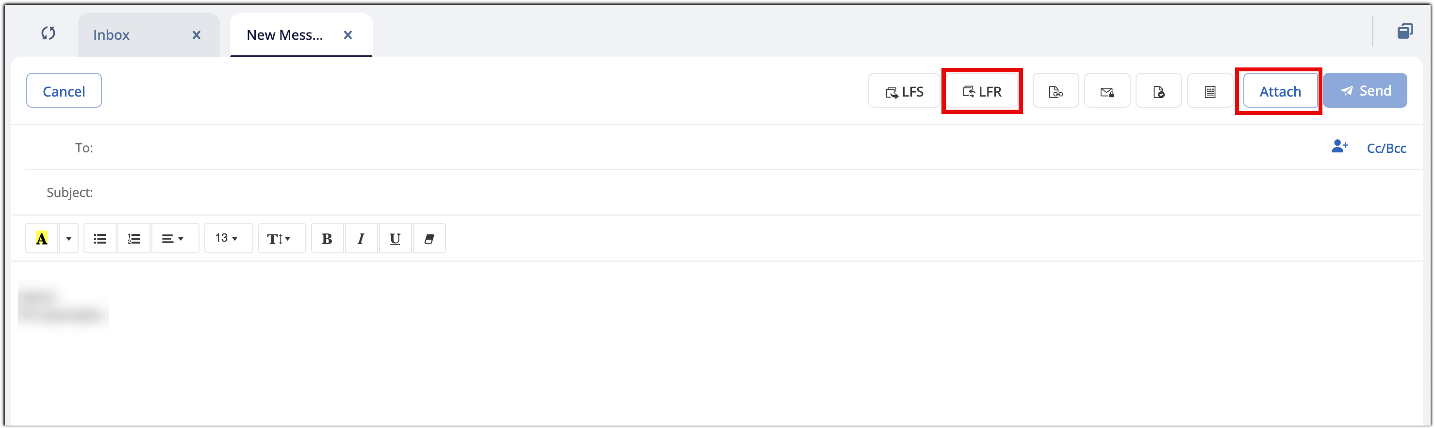 Large File Send - Attachments – Mimecast