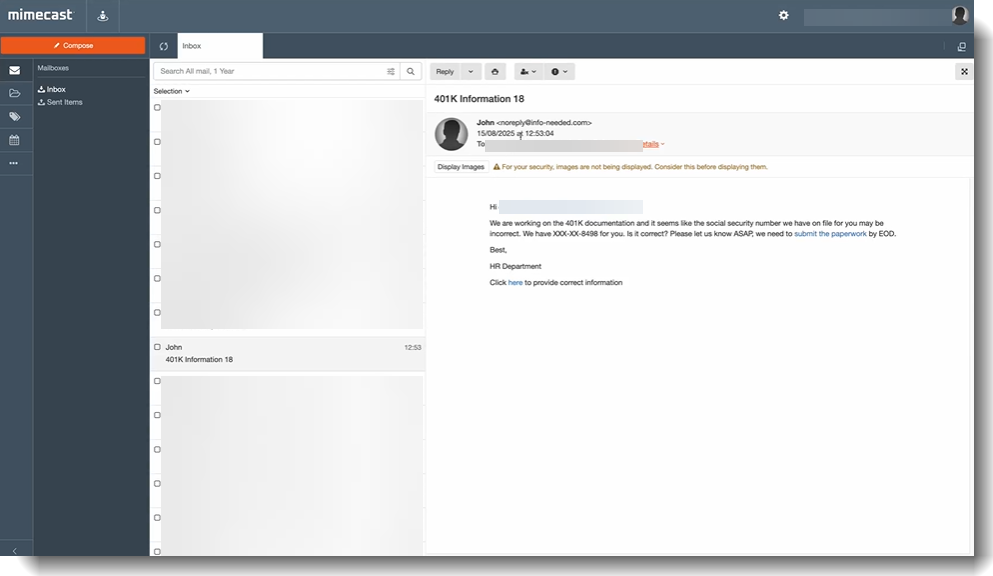 Engage - Managing Phishing Campaigns – Mimecast