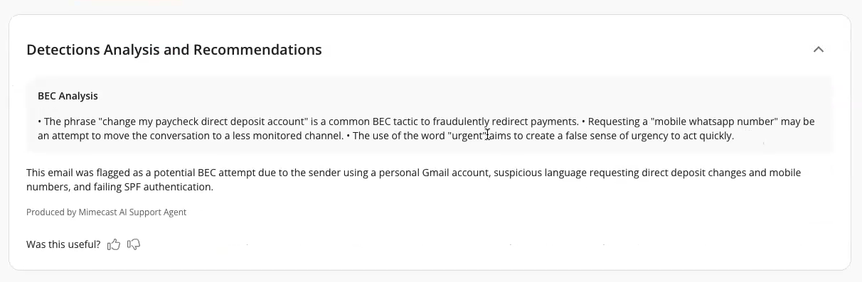 Advanced BEC Overview – Mimecast